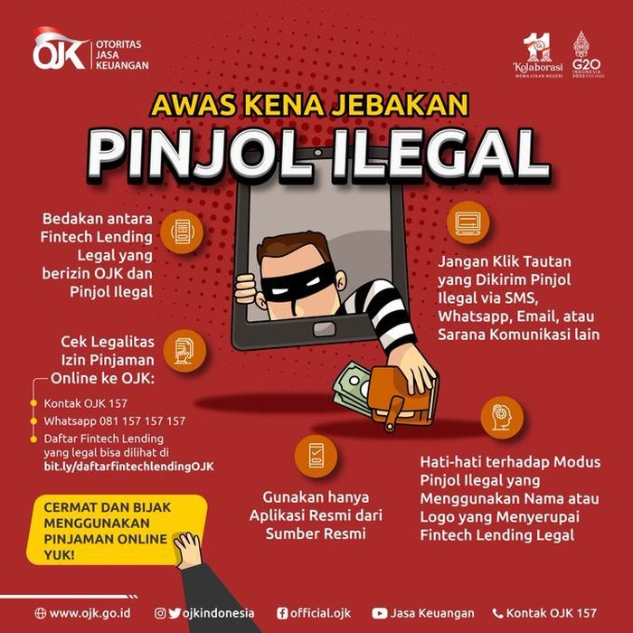6 Cara Ampuh Hindari Jerat Pinjol Ilegal yang Mengintai Anda! - Sketsa.co